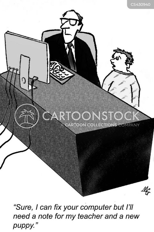 Computer Fix Cartoons and Comics - funny pictures from CartoonStock