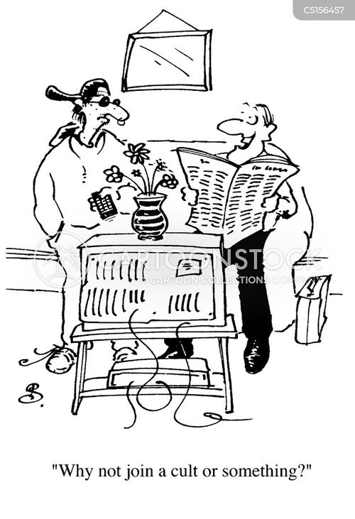 Cult Founder Cartoons and Comics - funny pictures from CartoonStock