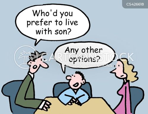 Custody Battle Cartoons and Comics - funny pictures from CartoonStock