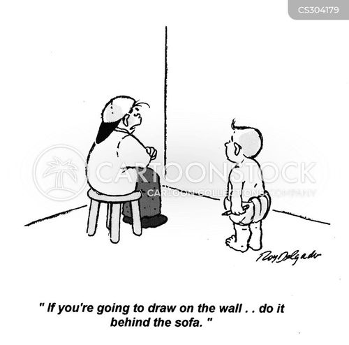 Behind Sofa Cartoons and Comics - funny pictures from CartoonStock