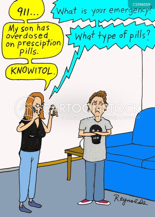 Drug Overdose Cartoons and Comics - funny pictures from CartoonStock