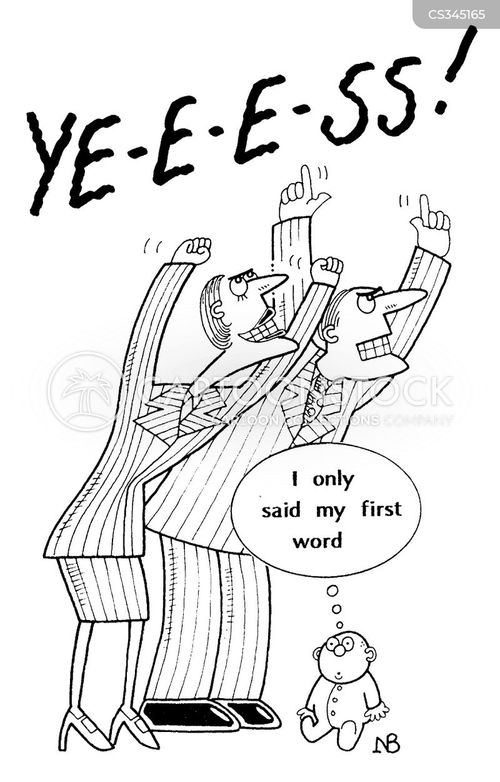 Baby Language Cartoons and Comics - funny pictures from CartoonStock