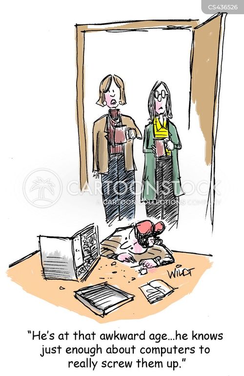 Awkward Age Cartoons and Comics - funny pictures from CartoonStock