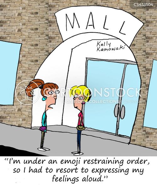 Restraining Order Cartoons and Comics - funny pictures from CartoonStock