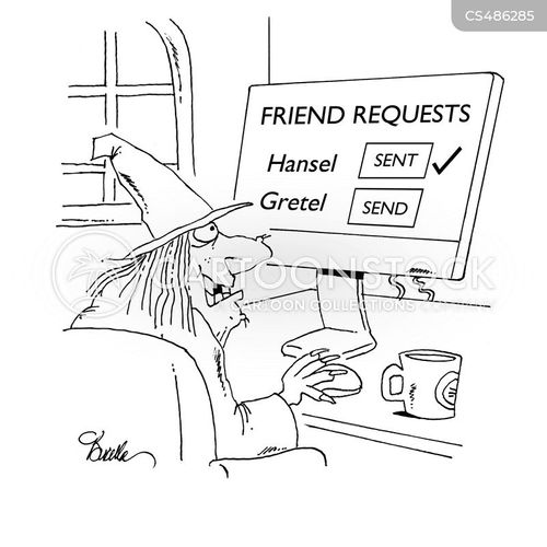 Friend Request Cartoons and Comics - funny pictures from CartoonStock
