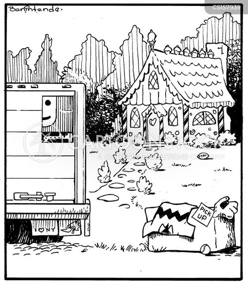 Gingerbread Cottage Cartoons and Comics - funny pictures from CartoonStock