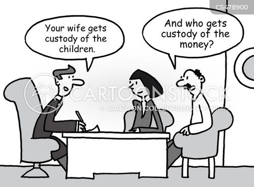 Custody Battle Cartoons and Comics - funny pictures from CartoonStock