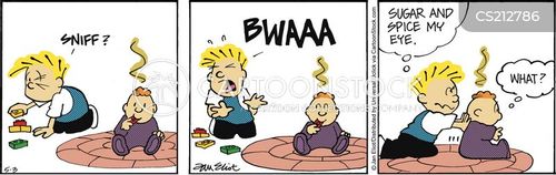 Smelly Baby Cartoons and Comics - funny pictures from CartoonStock