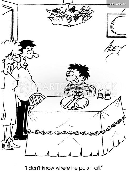 Sneaky Eating Cartoons and Comics - funny pictures from CartoonStock