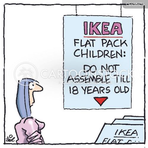 Flat Pack Cartoons and Comics - funny pictures from CartoonStock
