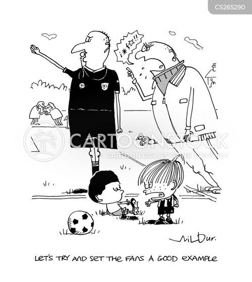 Football Referee Cartoons and Comics - funny pictures from CartoonStock