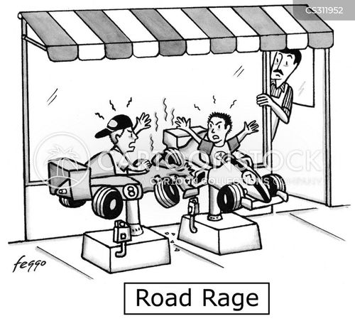 Car Rage Cartoons and Comics - funny pictures from CartoonStock