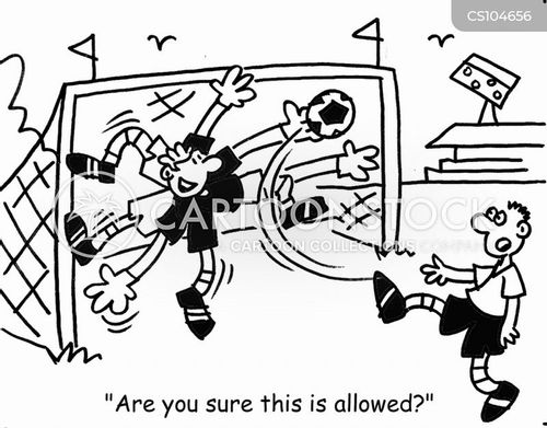 Goal Scorer Cartoons and Comics - funny pictures from CartoonStock