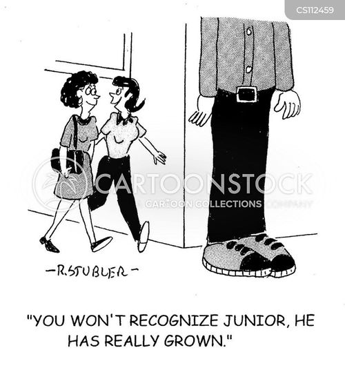 Growth Spurt Cartoons and Comics - funny pictures from CartoonStock
