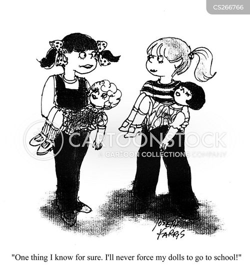 Little Girl Cartoons and Comics - funny pictures from CartoonStock