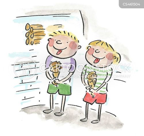 Gelato Cartoons and Comics - funny pictures from CartoonStock