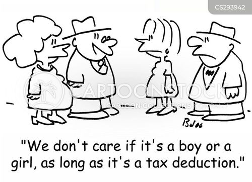 Tax Deductions Cartoons and Comics - funny pictures from CartoonStock