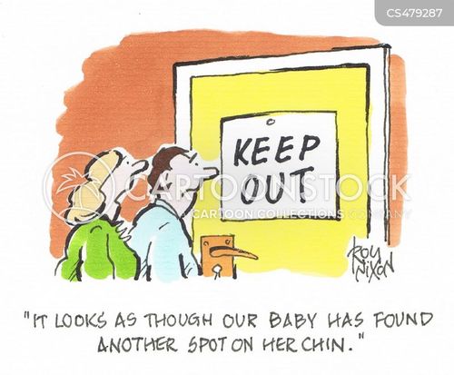 Keep Out Cartoons and Comics - funny pictures from CartoonStock