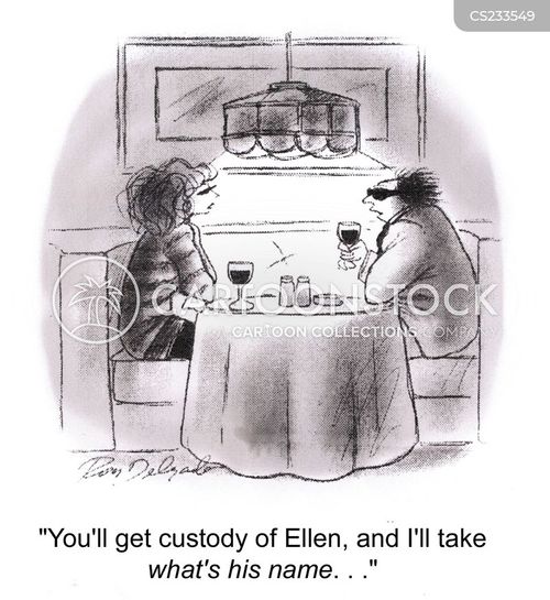 Custody Settlement Cartoons and Comics - funny pictures from CartoonStock