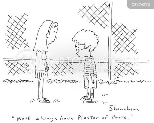 Plaster Of Paris Cartoons and Comics - funny pictures from CartoonStock