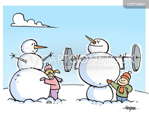 Small Snowman Cartoons and Comics - funny pictures from CartoonStock