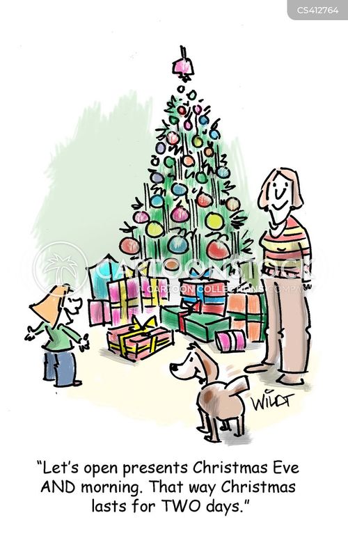 Christmas Day Cartoons and Comics - funny pictures from CartoonStock