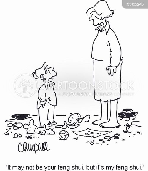 Feng Shui Cartoons and Comics - funny pictures from CartoonStock