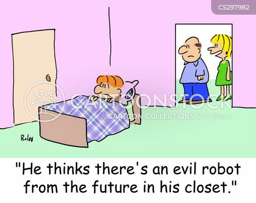 Evil Robots Cartoons and Comics - funny pictures from CartoonStock