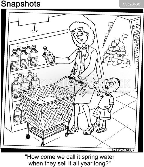 Spring Water Cartoons and Comics - funny pictures from CartoonStock