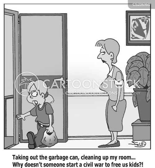 Taking Out Garbage Cartoons and Comics - funny pictures from CartoonStock