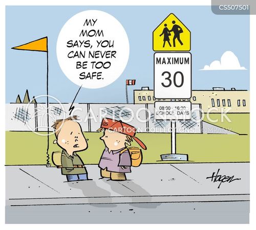 School Crossing Cartoons and Comics - funny pictures from CartoonStock
