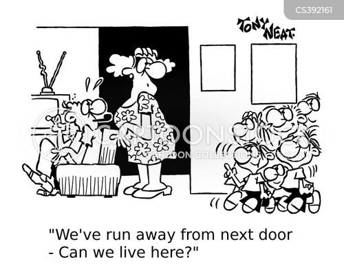 Running Away Cartoons and Comics - funny pictures from CartoonStock