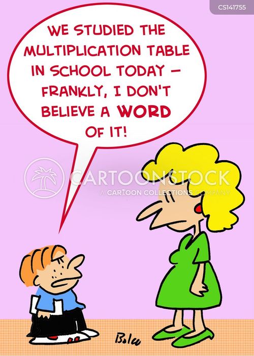 Multiplication Tables Cartoons and Comics - funny pictures from ...