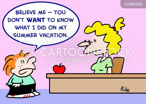Summer Class Cartoons and Comics - funny pictures from CartoonStock