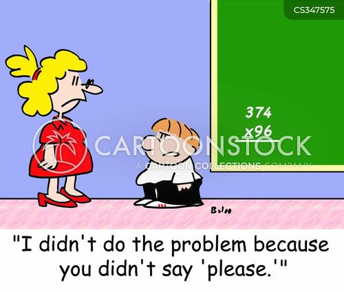 Please Cartoons and Comics - funny pictures from CartoonStock