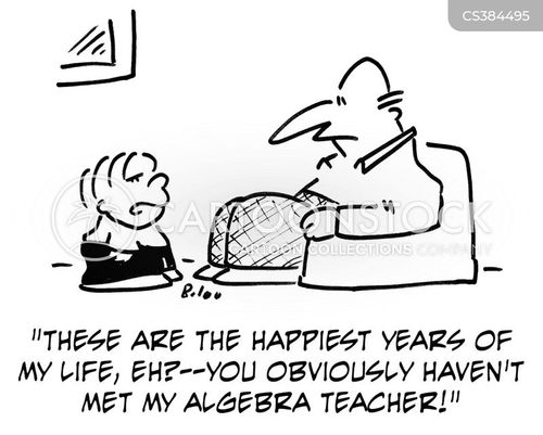 Algebra Teacher Cartoons and Comics - funny pictures from CartoonStock