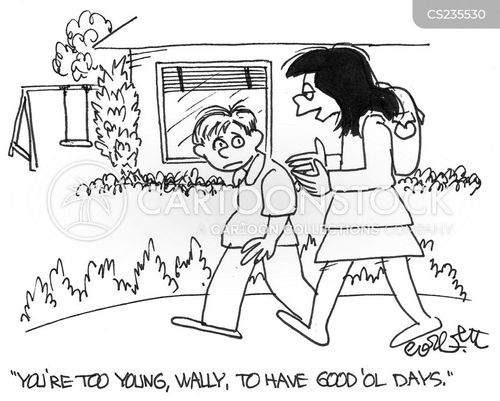 Good Ol' Days Cartoons and Comics - funny pictures from CartoonStock