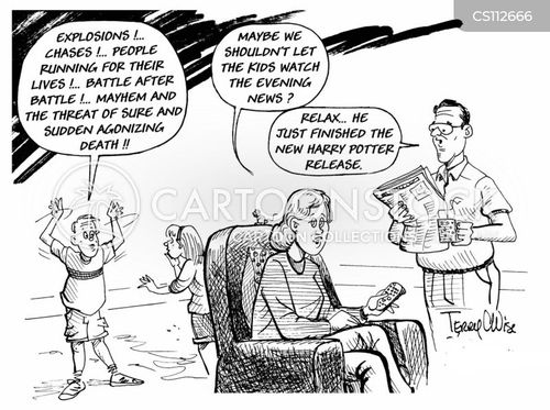 Social Violence Cartoons and Comics - funny pictures from CartoonStock