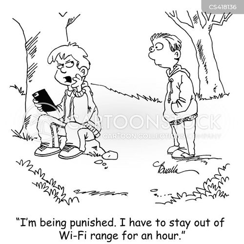 Wi Fi Signal Cartoons and Comics - funny pictures from CartoonStock