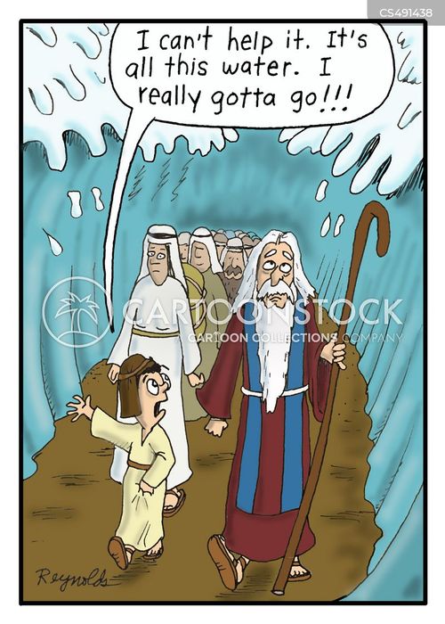 Parting Of The Red Sea Cartoons and Comics - funny pictures from ...