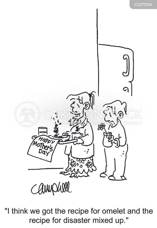 Omelets Cartoons and Comics - funny pictures from CartoonStock