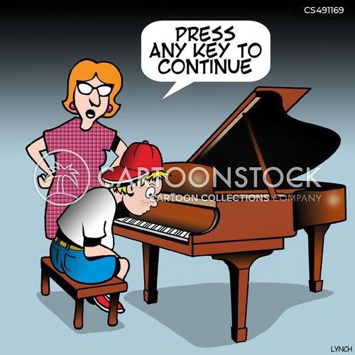 Piano Teacher Cartoons and Comics - funny pictures from CartoonStock