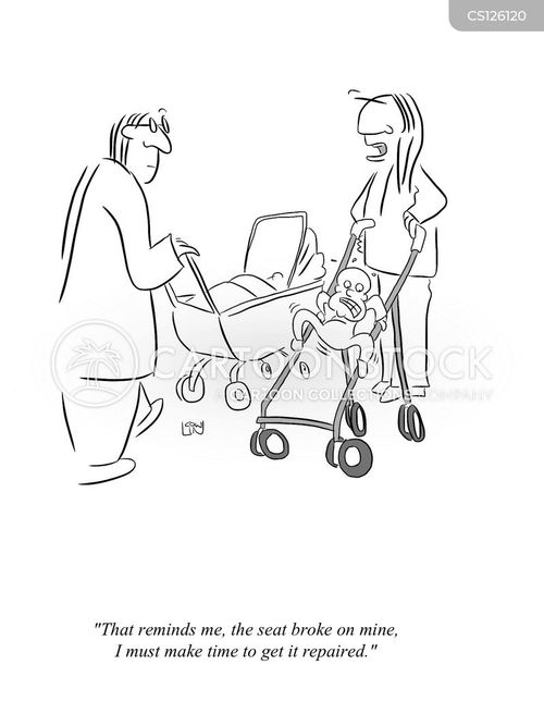 Pushchair Cartoons and Comics - funny pictures from CartoonStock
