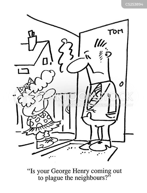 Bad Neighbours Cartoons and Comics - funny pictures from CartoonStock
