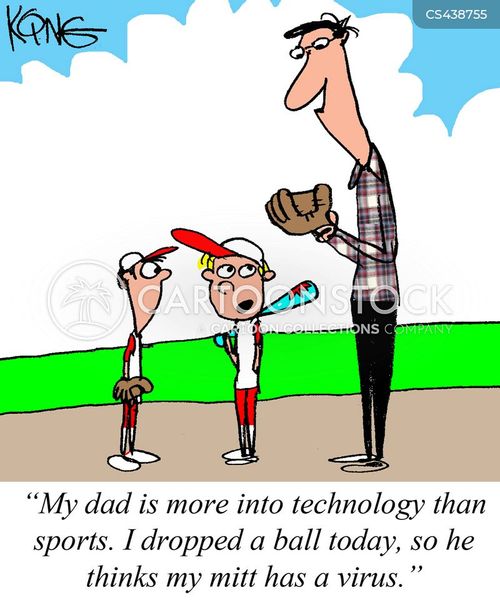 Baseball Mitt Cartoons and Comics - funny pictures from CartoonStock