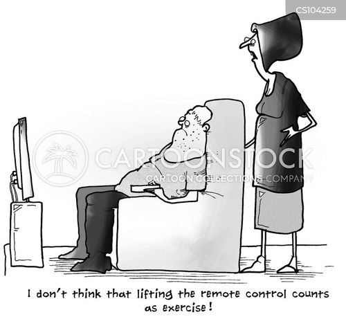 Sedentary Lifestyle Cartoons and Comics - funny pictures from CartoonStock