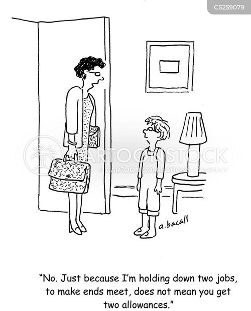 Two Jobs Cartoons and Comics - funny pictures from CartoonStock