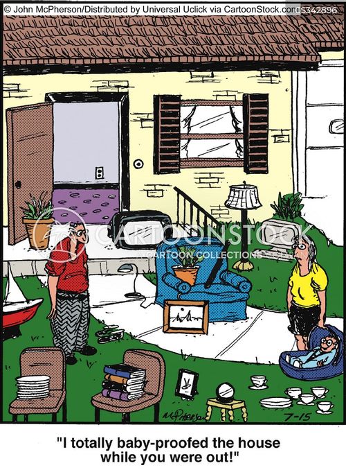 Baby Proof Cartoons and Comics - funny pictures from CartoonStock