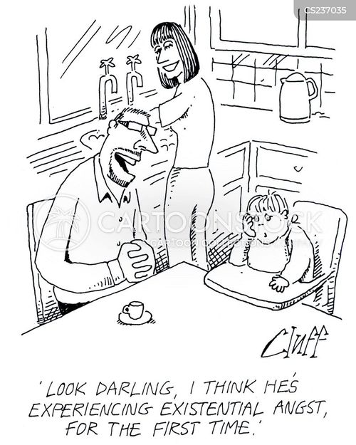 Existential Angst Cartoons and Comics - funny pictures from CartoonStock