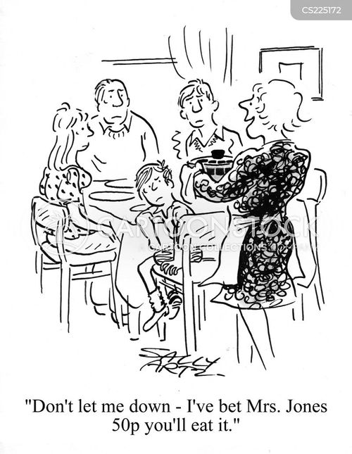 Faddy Eater Cartoons and Comics - funny pictures from CartoonStock